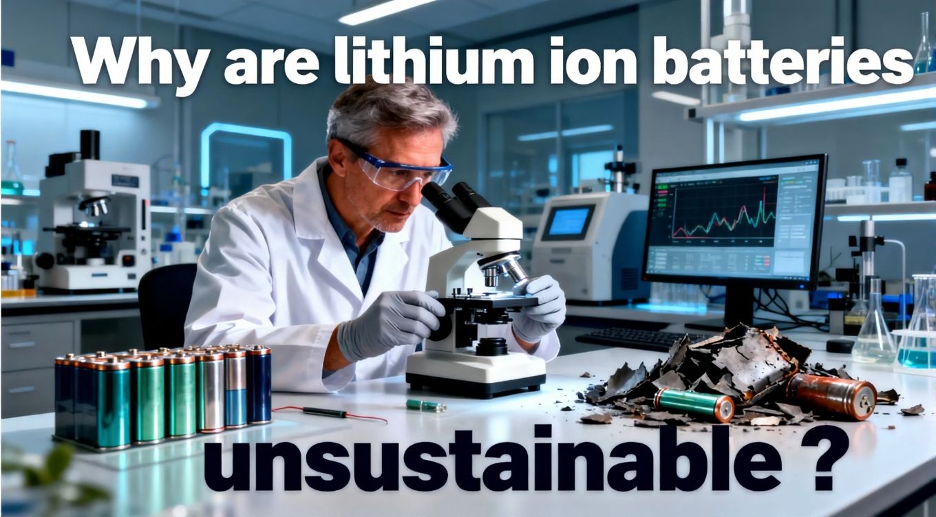 Why are lithium ion batteries unsustainable？ – JMBatteries