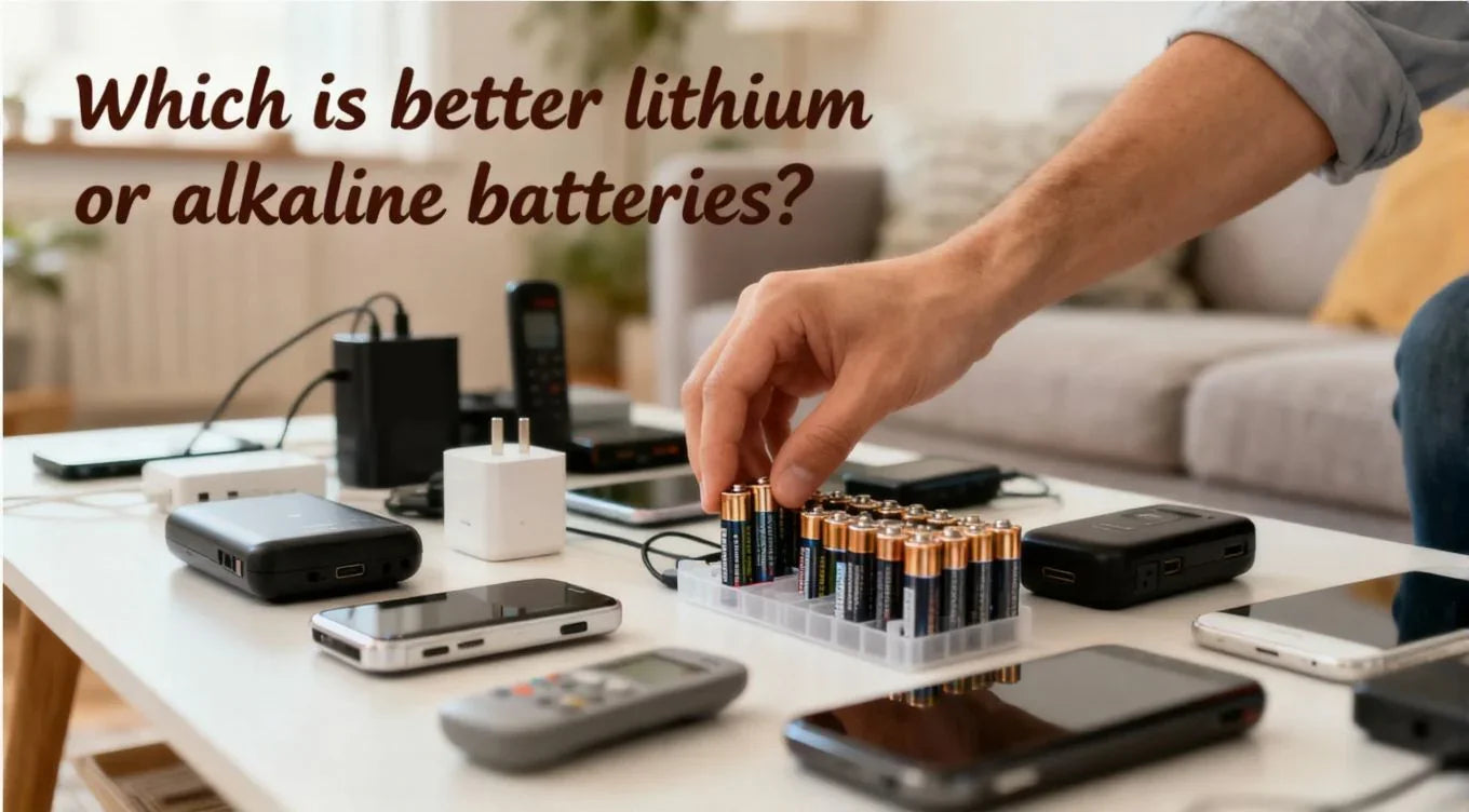 Which is better lithium or alkaline batteries? – JMBatteries