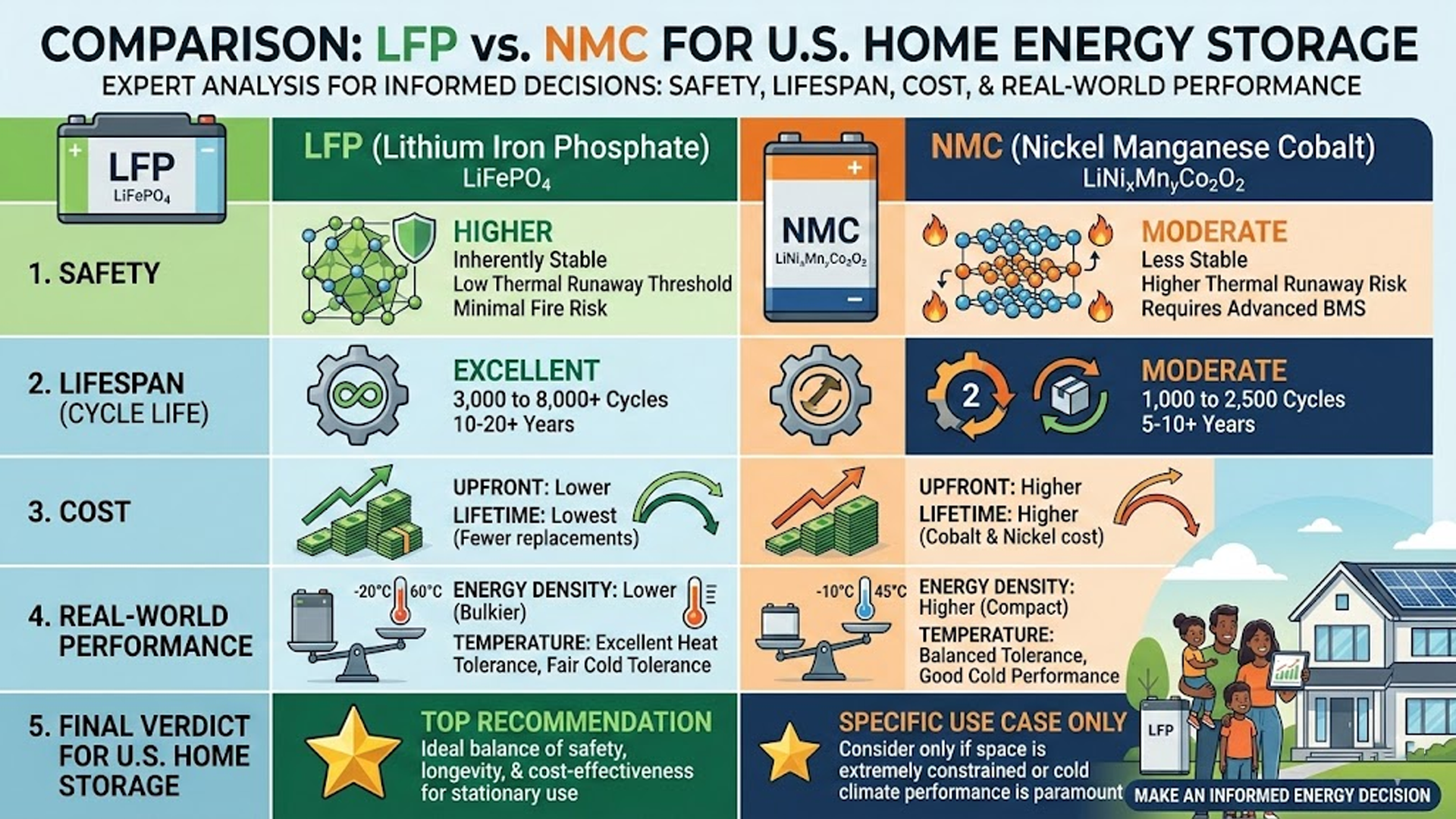 Comparison of LFP vs NMC for home storage – JMBatteries