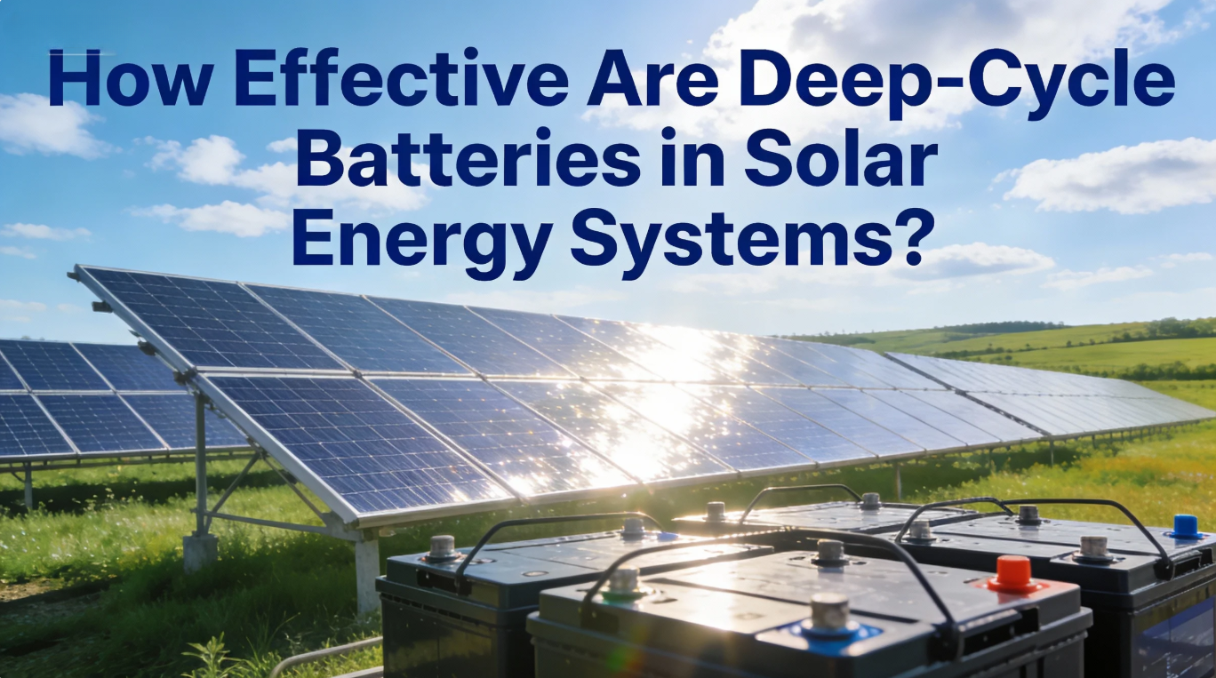 How Effective Are Deep-Cycle Batteries in Solar Energy Systems ...