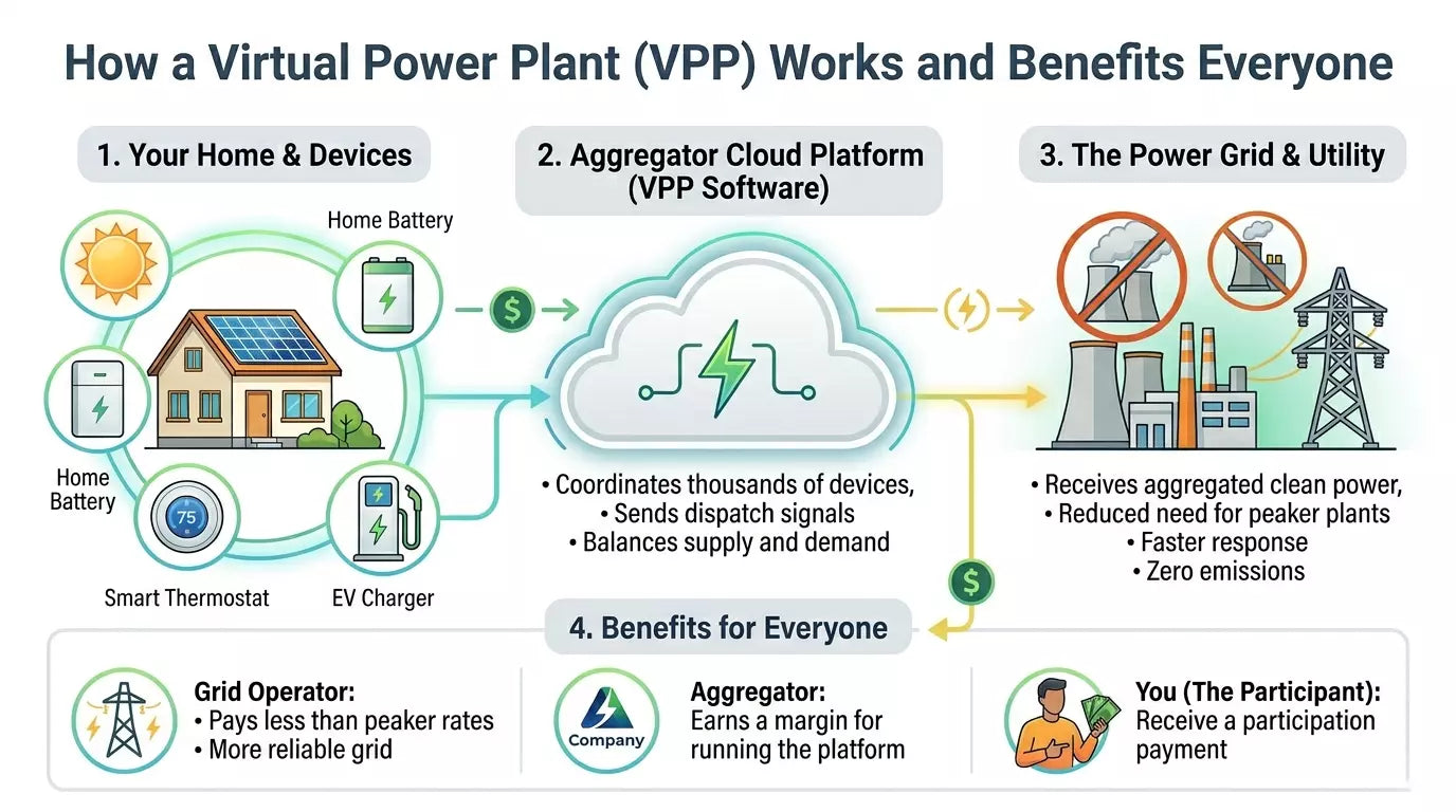 How to Join a Virtual Power Plant Program – JMBatteries