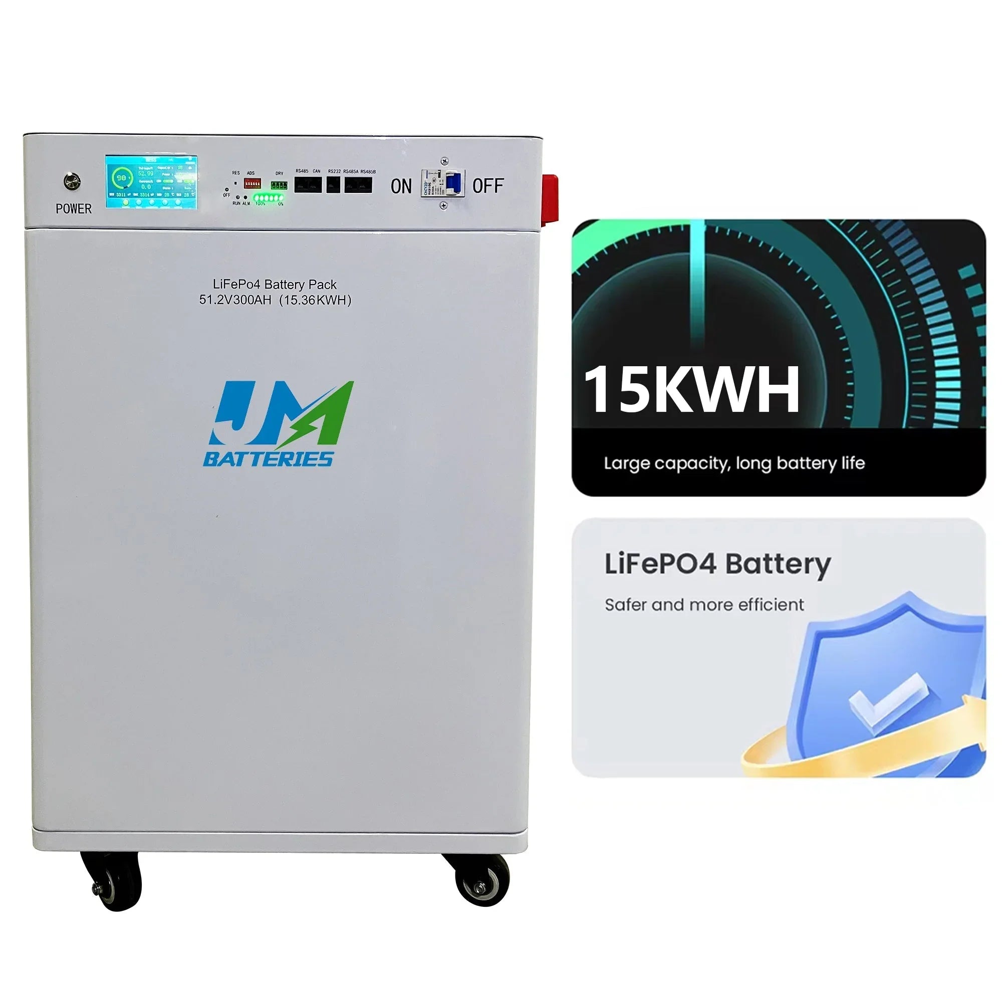 ‌Harnessing the Sun with JM Solar's 48V Lithium-Ion Battery System ...