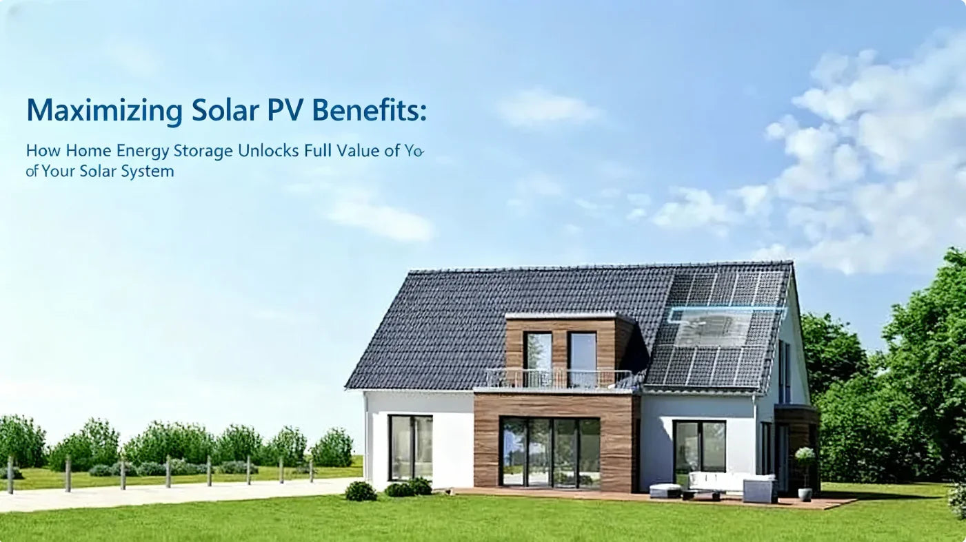 Solar PV + Home Storage: Maximize Solar Value - JMBatteries