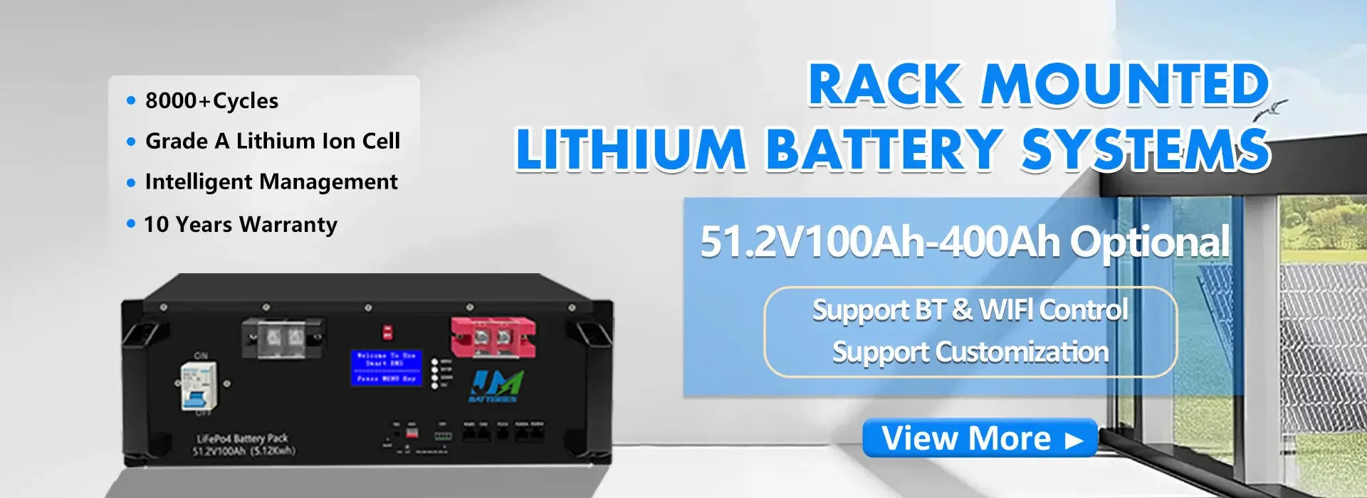 High-Performance Rack-Mounted Battery Systems-Compact & Reliable Power ...