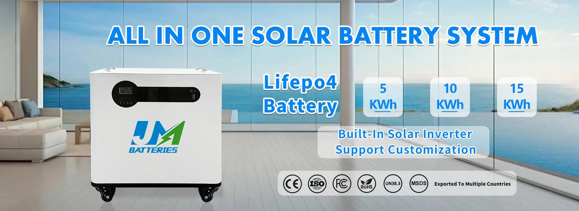 Custom Home Energy Storage Battery All-in-one – JMBatteries