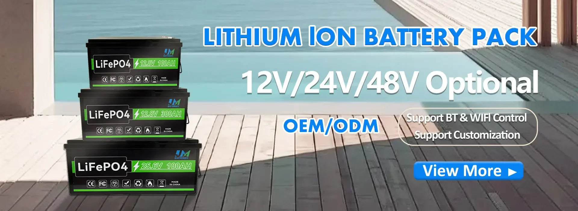 48V Lithium Battery Pack - JMBatteries