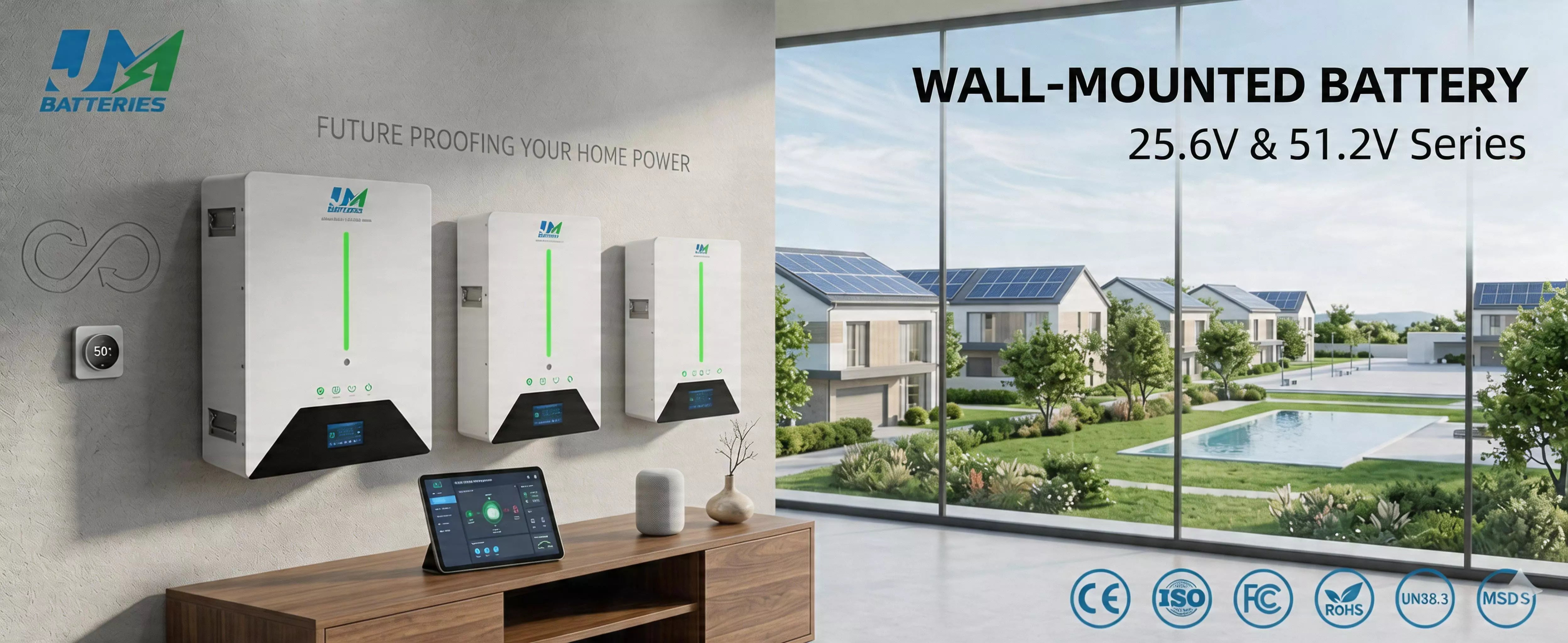 Custom 2kWh-20kWh Powerwall Wall Mounted Lithium Battery – JMBatteries